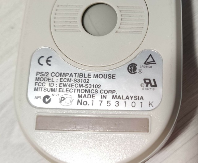 Mitsumi Mouse PS2 Vintage EW4ECM-S3102 for sale online | eBay