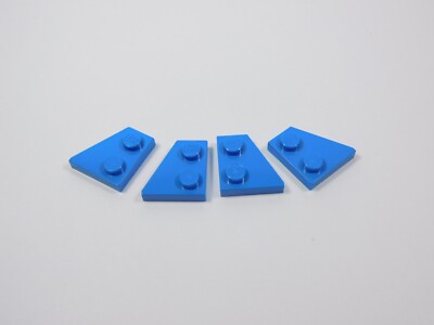 LEGO 4 Dark Azure Blue 2x2 Wing Plates E11 | eBay