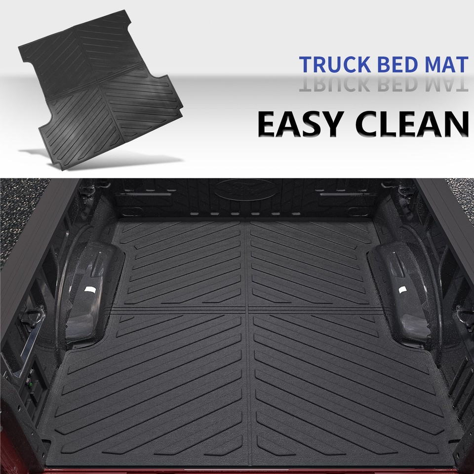 For 2015-2026 Ford F150 TPE Floor Mats Truck Mat Bed Liner Cargo Mat ...