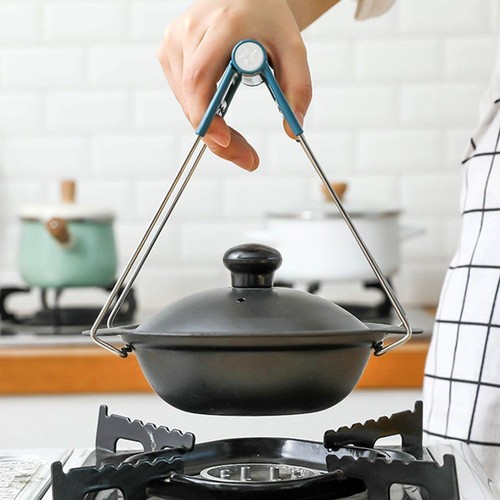 Tools Non-slip Pot Holder Plate Gripper Dish Bowl Clamp Anti-Scalding ...