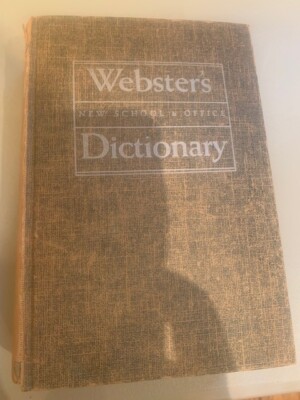 Vintage Webster's New School & Office Dictionary (Hardcover, 1958) | eBay