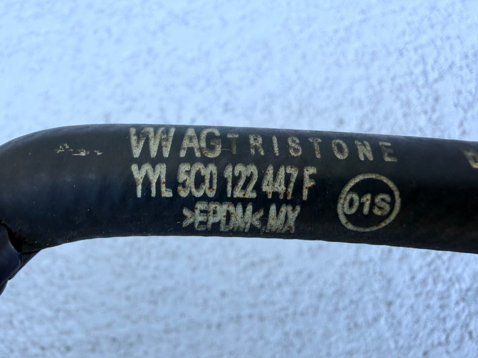 2014 - 2017 Volkswagen Passat 1.8L Engine Coolant Overflow Hose Pipe ...