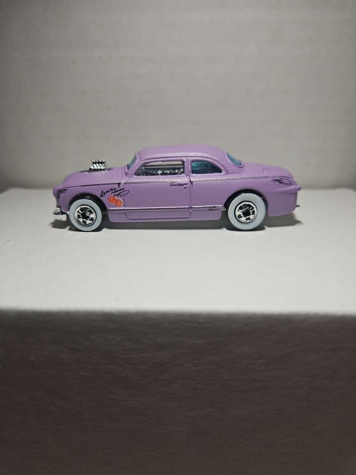 2001 Hot Wheels #60 Rat Rods 4/4 SHOE BOX Lavender 1949 Ford Club Coupe ...