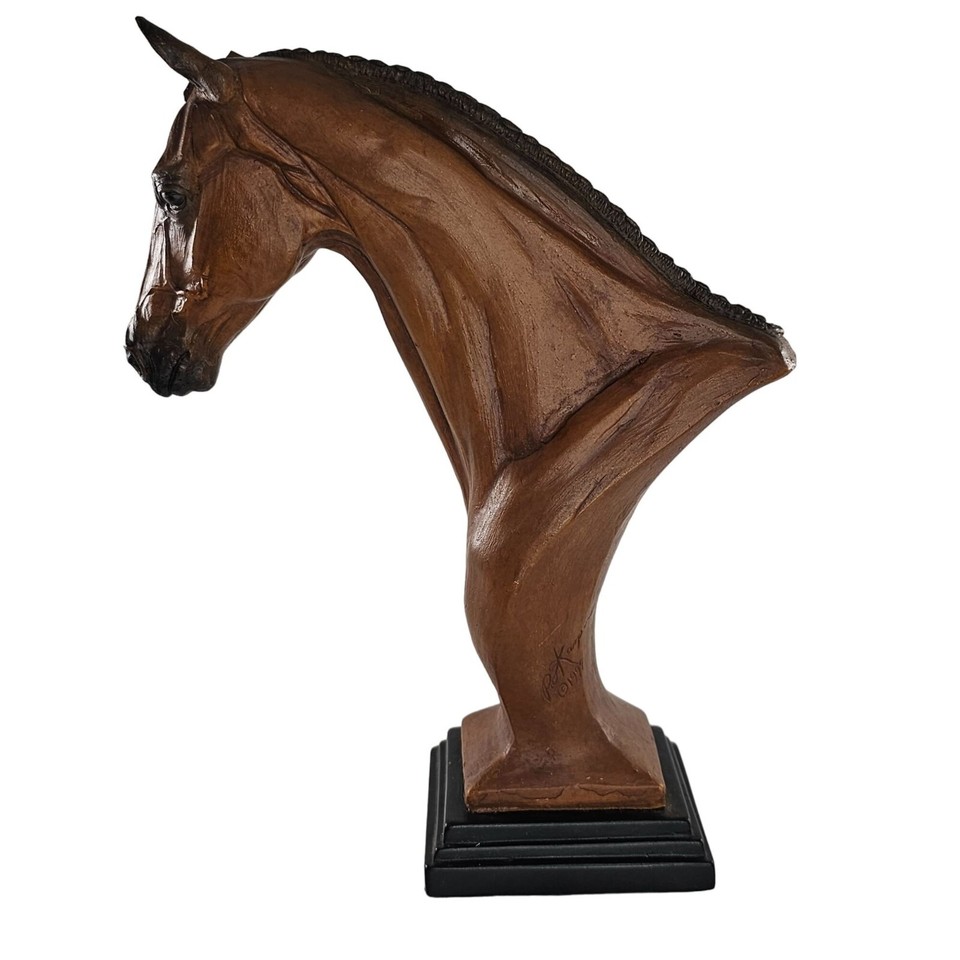 Pat Kasper Studio Design Cool Morning Horse Sculpture 1996 FLAW | eBay