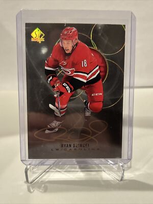 2020-21 Upper Deck SP Authentic Ryan Dzingel Black Gold On-Card Auto ...