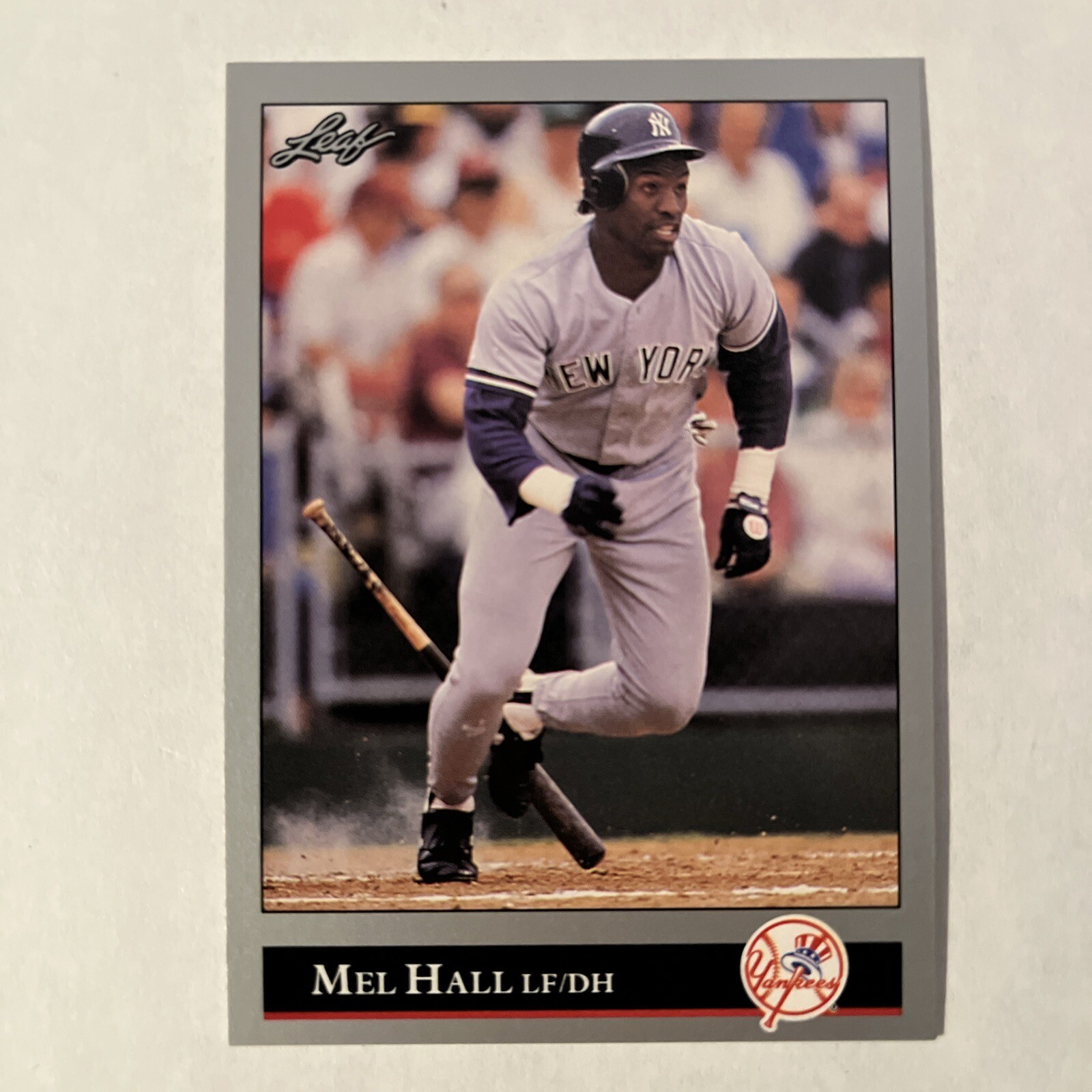 1992 Leaf New York Yankees Baseball Card #88 Mel Hall MLB Mint | eBay