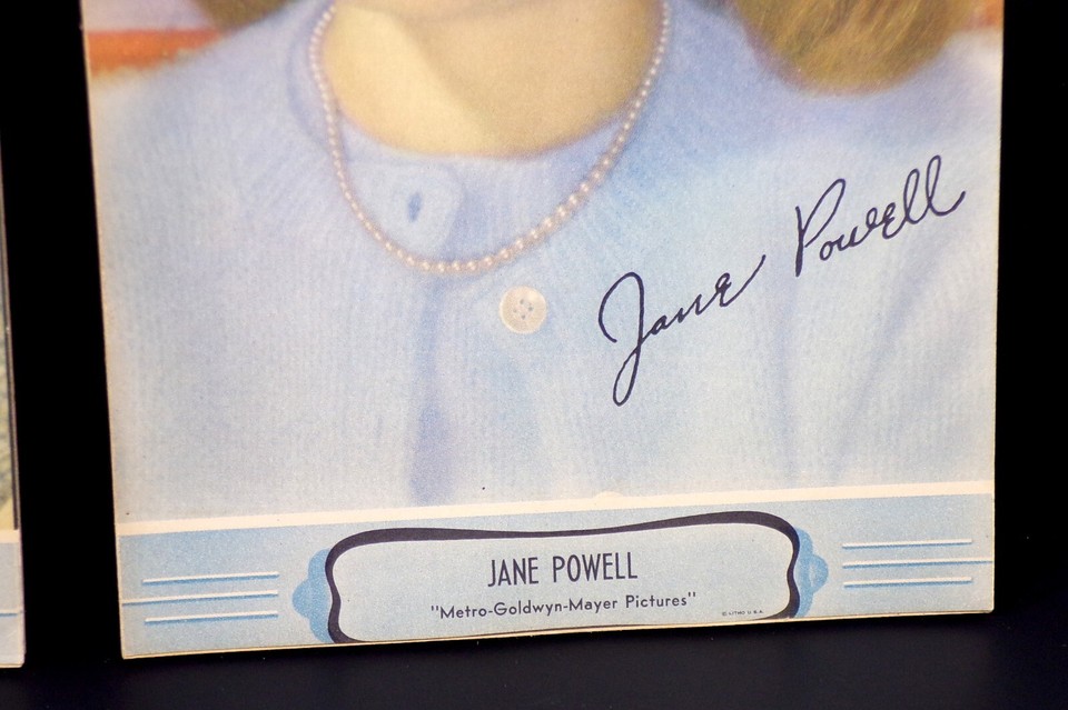 JANE POWELL and VAN JOHNSON Writing Pads Tablets METRO GOLDWYN MAYER ...