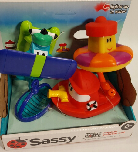 SASSY - HARBOR TOWN RESCUE SET of 4 Pieces Baby Toddler Bath | eBay