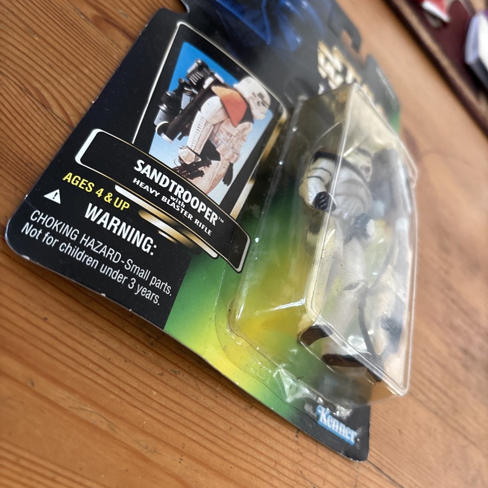1996-Kenner Vintage POTF Star Wars 3.75" -sand trooper - blaster ...