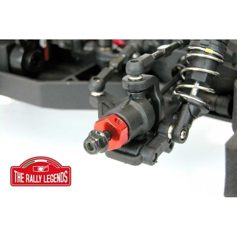 The Rally Legends ARTR RC Car Chassis w Electronics 1/10 4wd Rally ...