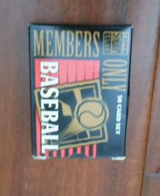 1994 TOPPS BASEBALL STADIUM CLUB MEMBERS ONLY 50 CARD SET | eBay