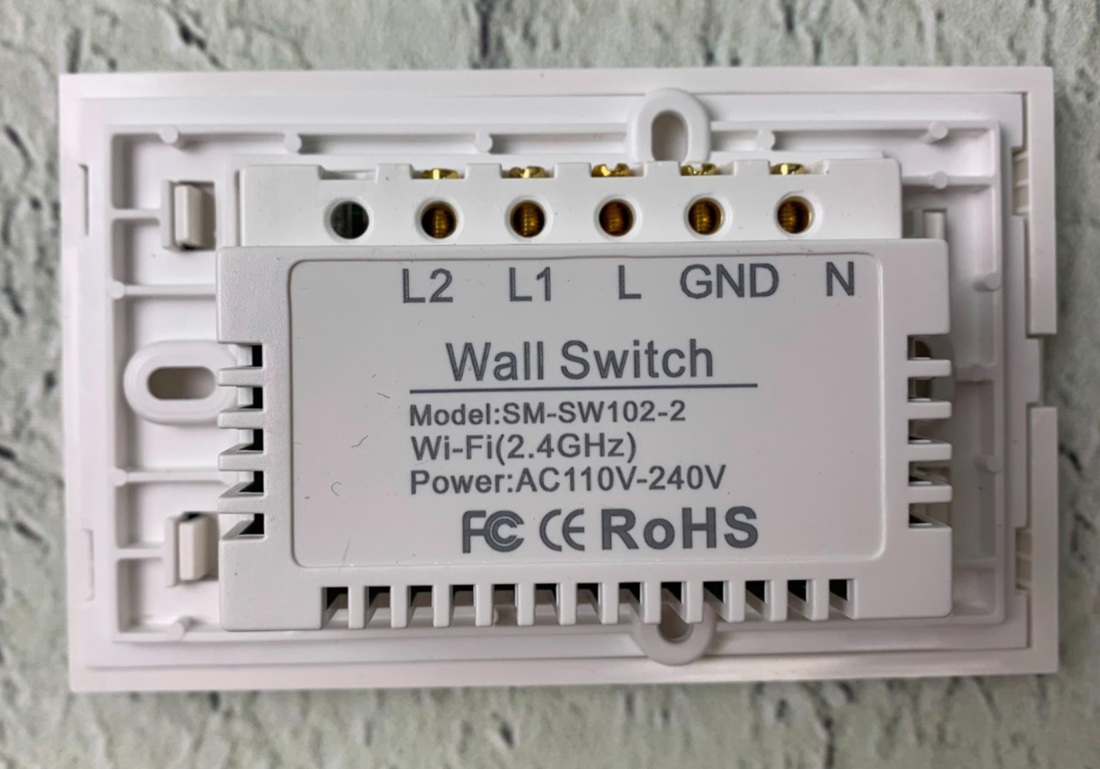 WiFi Smart Wall Light Touch Switch Glass Panel Multi Control Remote 3 ...