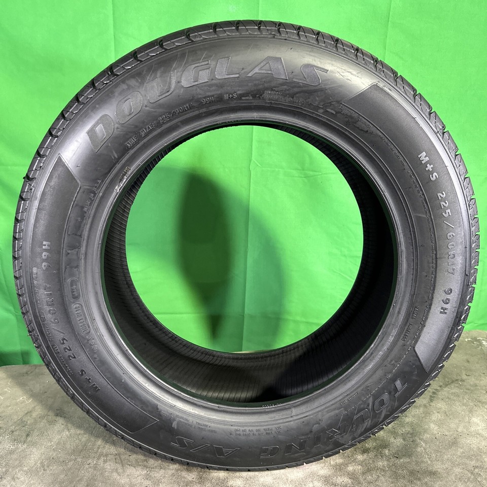 Set,used-225/60R17 Douglas Touring A/S 99H 9/32 DOT 1423 | eBay
