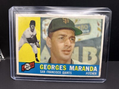 1960 Topps - #479 Georges Maranda (RC) - EX- Rookie | eBay