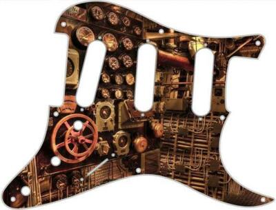 Pickguard Stratocaster Strat Graphical Custom fit Fender 8 HOLE Pipes ...