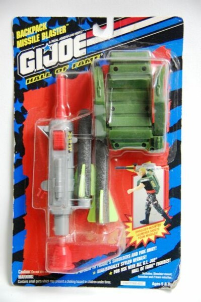 G I Joe Backpack Missile Blaster Hall of Fame 1993 Hasbro for sale ...