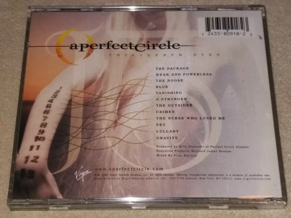 A Perfect Circle-Thirteenth Step CD 724358091823| eBay