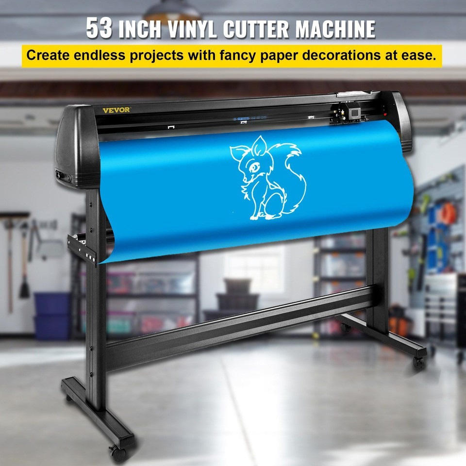 Vinyl Cutter Machine 53 Inch Vinyl Cutter 1350Mm Plotter Cutter Lcd ...