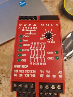 Allen Bradley 440R-M23147 MSR1381DP Safety Relay With Delayed Outputs ...