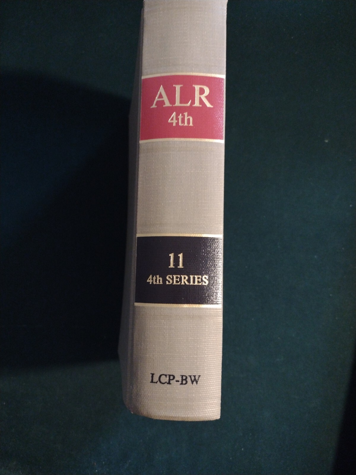 American Law Reports vol 11 ALR 4th Cases and Annotations (HC 1982) w ...