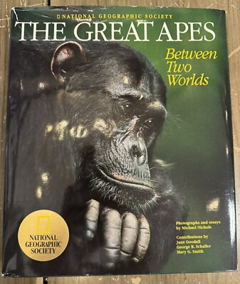 Jane Goodall Signed Autographed Hardcover Book The Great Apes BAS ...
