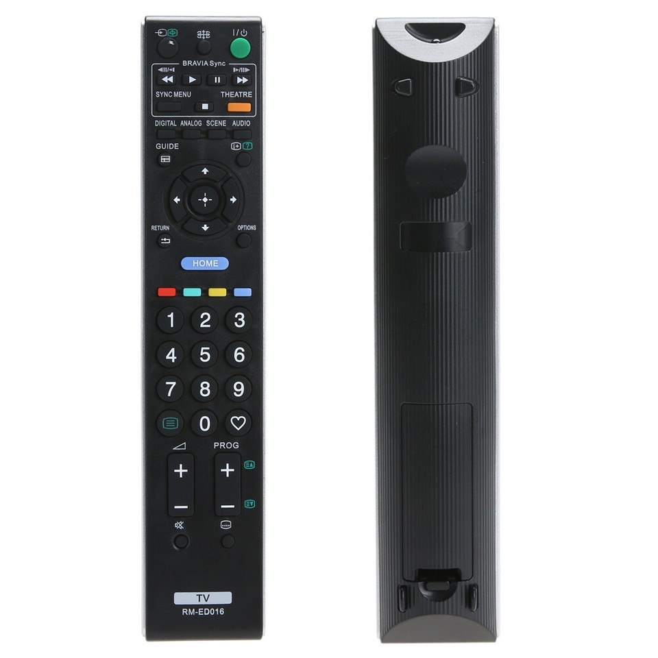 TV Remote Control Replacement Wireless Remote Control Black for RM ...