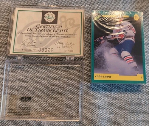 1991 Classic Hockey Draft Picks Limited Edition 50-card Set Eric ...