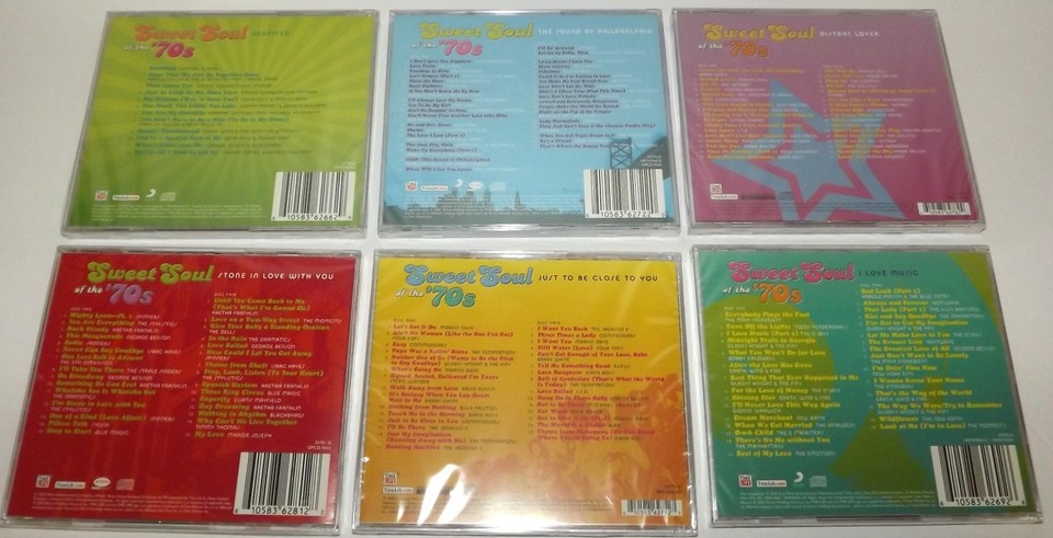 Time-Life's SWEET SOUL OF THE '70s 2009 Soul Hits (171 Songs)- CD's ...