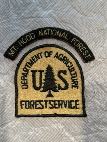 VINTAGE US Forest Service MT HOOD NATIONAL FOREST Oregon Forest Fire ...