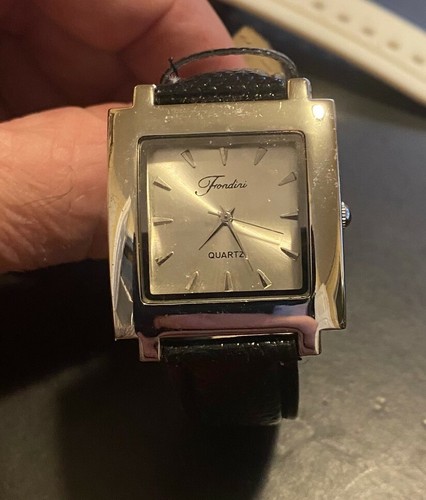 Women's Silver Tone Fondini Quartz Watch, Swiss Parts, 32mm Case | eBay