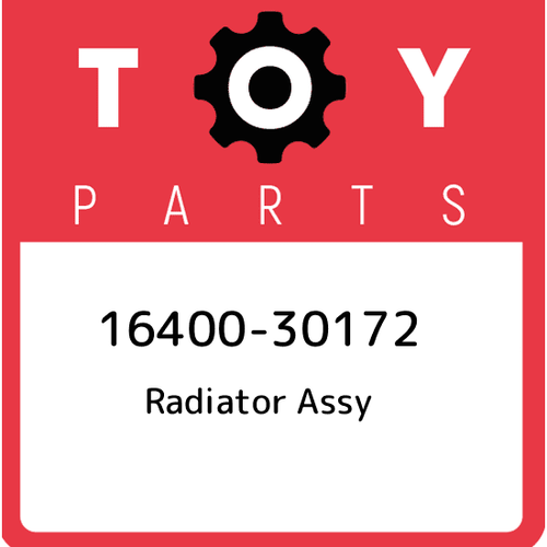 16400-30172 Toyota Radiator assy 1640030172, New Genuine OEM Part | eBay