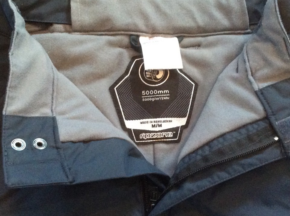 RIPZONE Core 5000mm Youth Size Medium Ski Snowboard Snow Pants, Kids ...