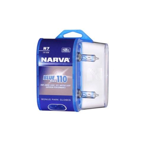 Narva H7 Plus 110 Halogen Headlight Globes - 48535BL2 | eBay