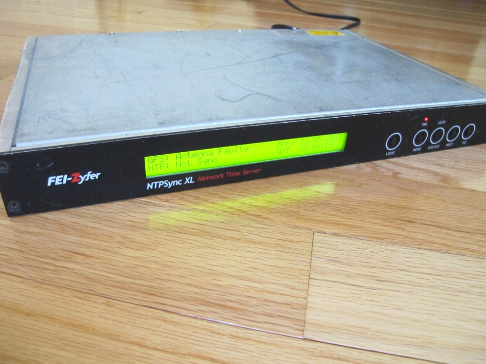 FEI-Zyfer NTPSync XL Network Time Server 030610001340 | eBay