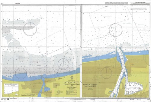 Admiralty 2751 Approaches To Coatzacoalcos And Pajaritos Map Chart ...