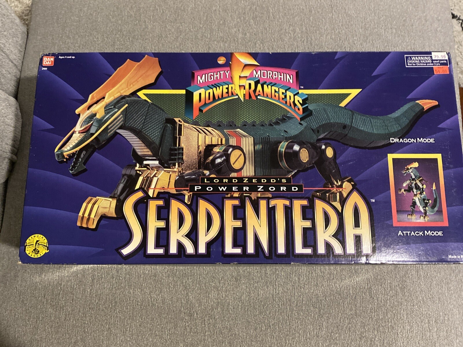 New Sealed Mighty Morphin Power Rangers Lord Zedd's Power Zord ...