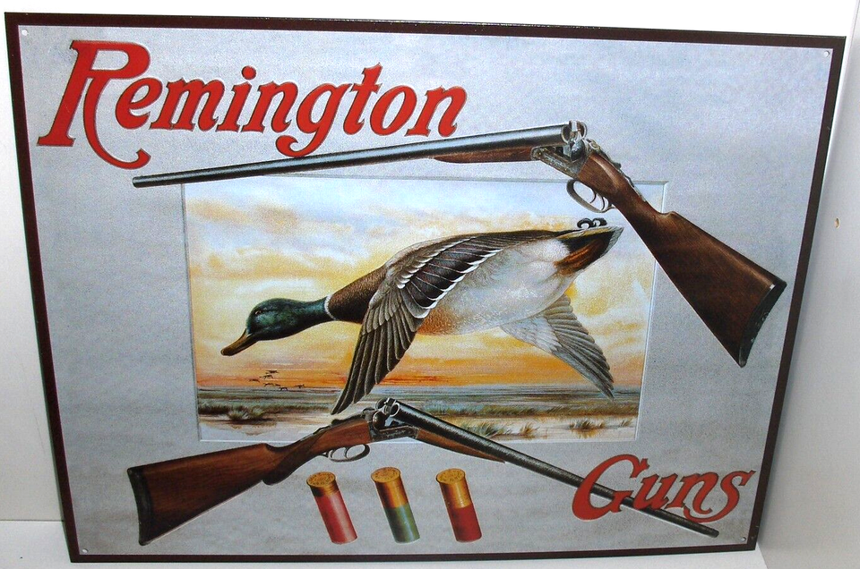 Remington Guns & Shells-Hunt Club Metal Sign`This Is A Great Sign-New ...