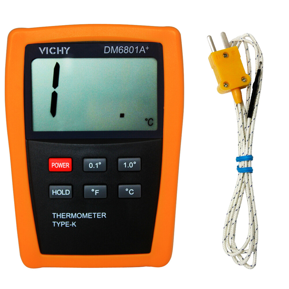 DM6801A One channel Large THERMOMETER High resolution stability | eBay