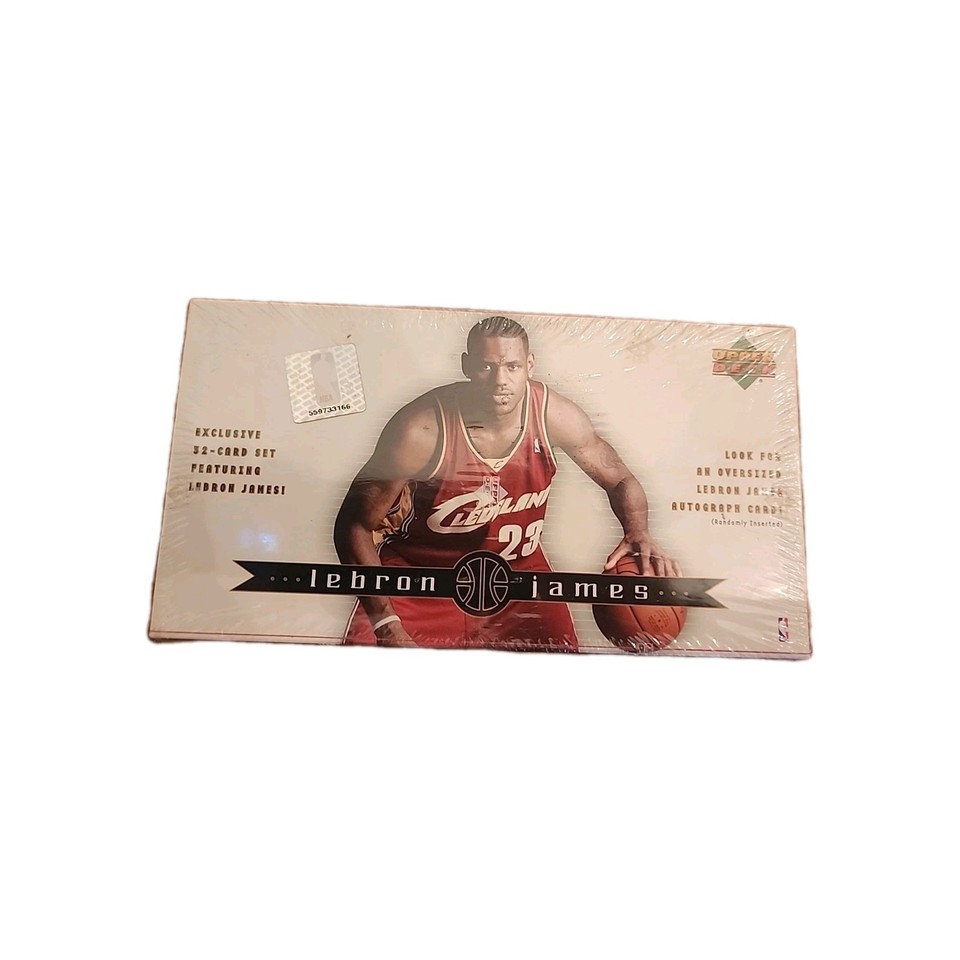 RARE Lebron James Rookie Lot sealed Upper Deck 20 card sets and 32 card ...