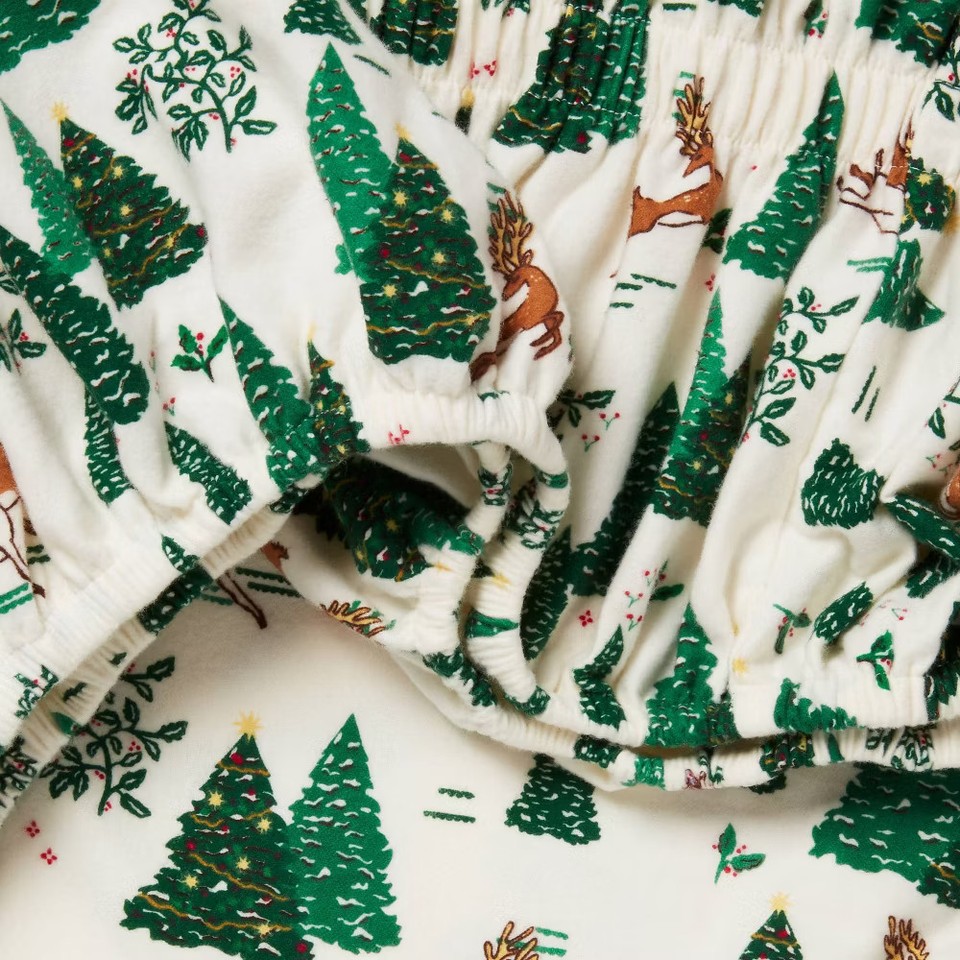 King Holiday Flannel Sheet Set Winter Scene - Threshold | eBay