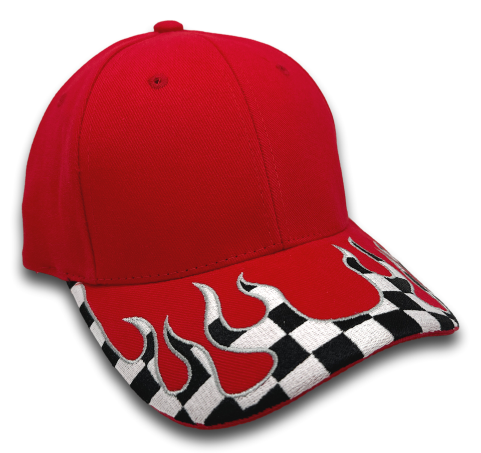 6 Panel Cotton Fire Flame Racing Chopper Hot Rod Baseball Cap Hat | eBay