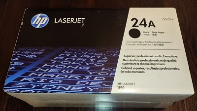 New Genuine HP 24A Black Toner Cartridge Q2624A for HP LaserJet 1150 | eBay