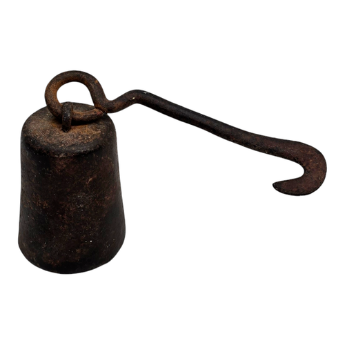 Vintage Cast Iron 4lbs Hanging Cotton Scale Weight Produce Meat Farm ...