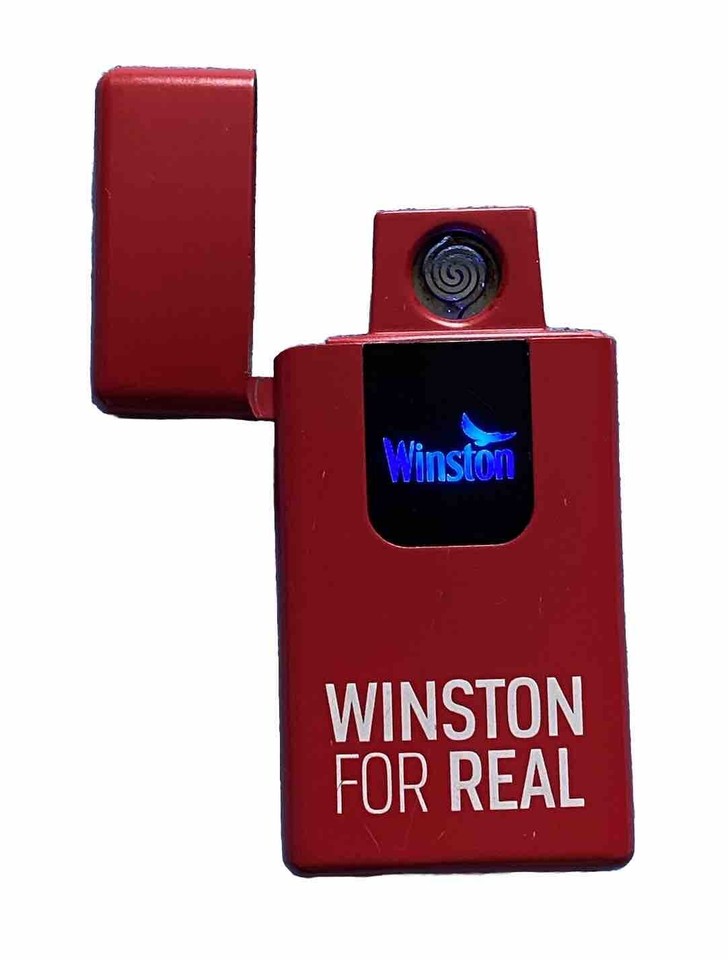 Briquet Acier Winston Électronique USB Electronic Steel Lighter / Collector | eBay