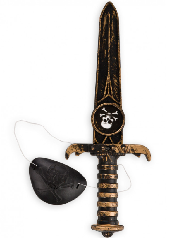 Pirate Cosplay Captain Jack 3pc Toy Plastic Pirate Set Fancy Dress ...