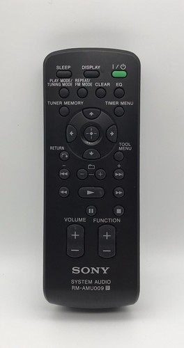GENUINE SONY RM-AMU009 Remote Control For CMT-BX20I, CMT-LX20I, CMT-LX40i | eBay