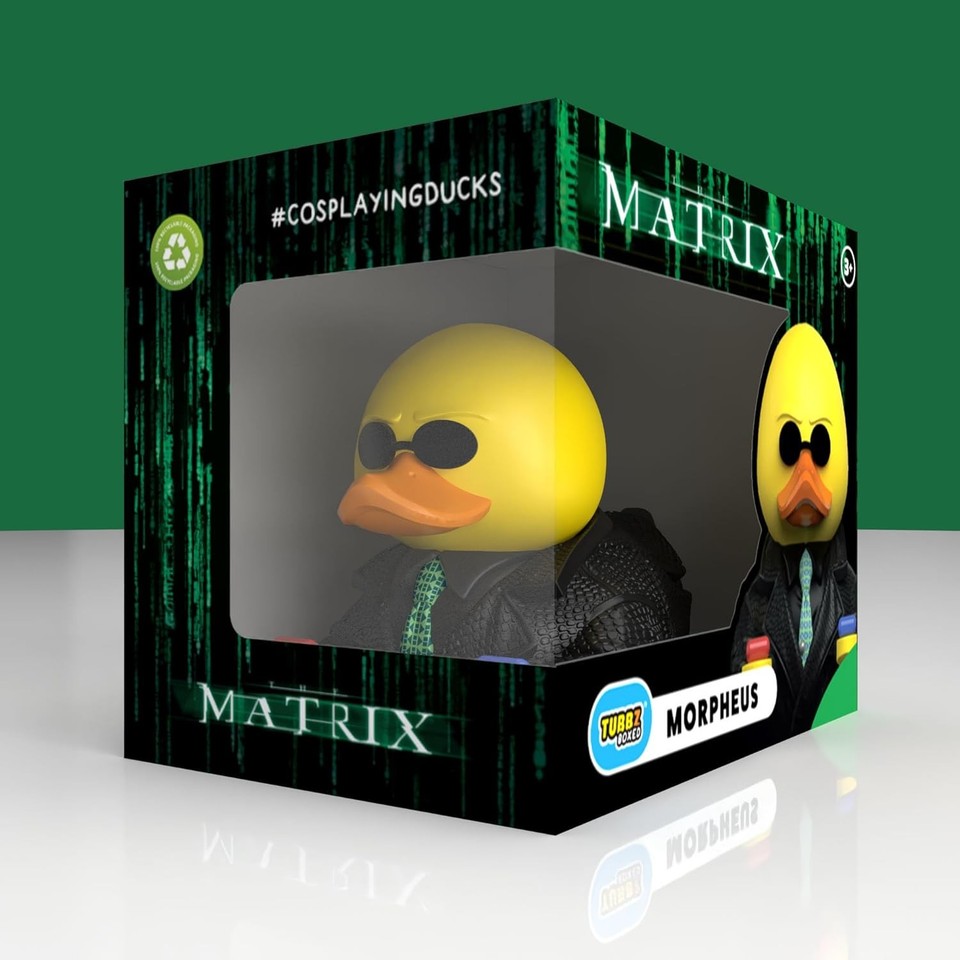 TUBBZ Boxed Edition: The Matrix - Morpheus Cosplaying Rubber Duck Vinyl ...