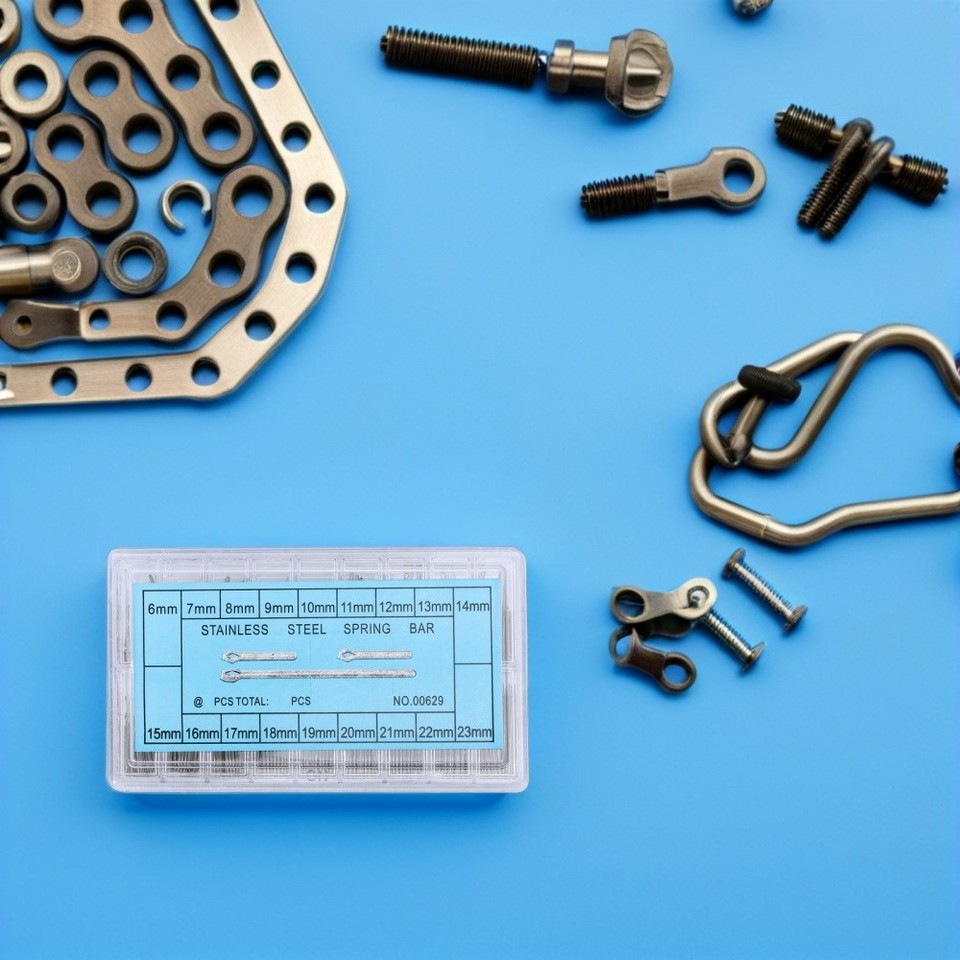 720 Pcs Stainless Steel Strap Cotter Pins Watch Split Pins 6 mm To 23 ...