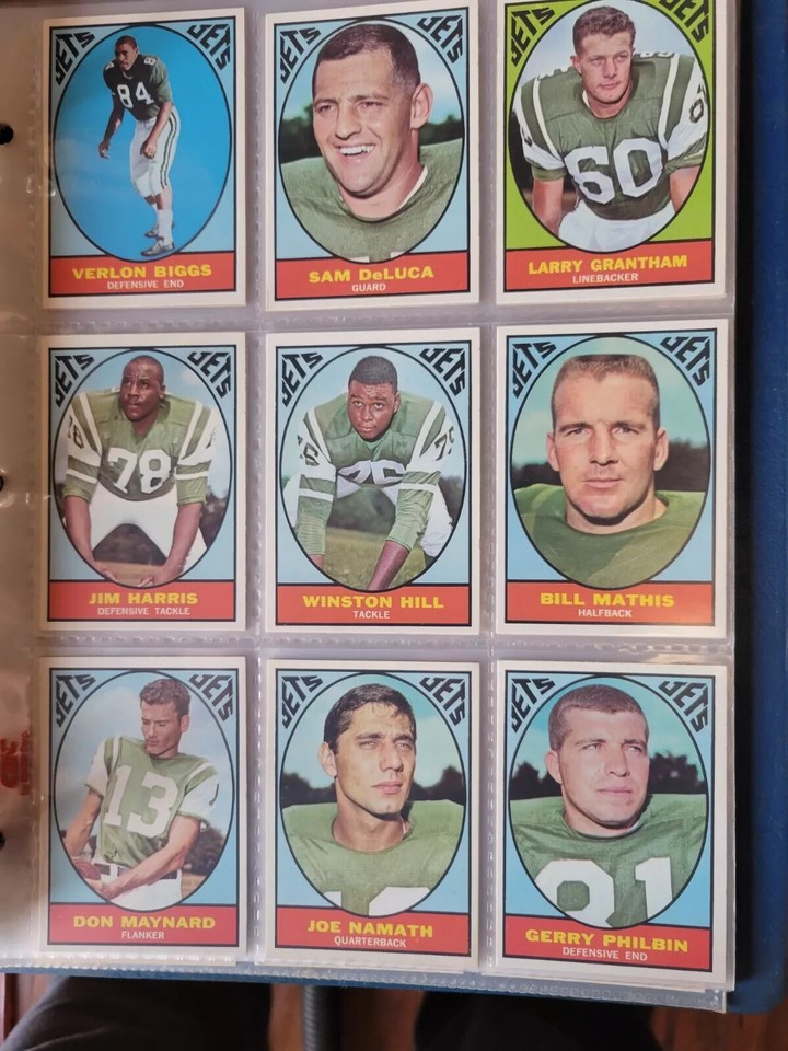 1967 Topps Football Complete Set 132 super nice. NICEST SET THAT I EVER ...