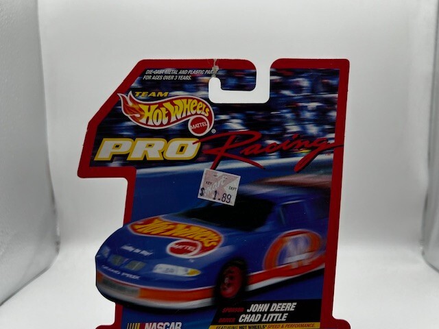 John Deere Chad Little #97 Team Hot Wheels Pro Racing NASCAR Diecast ...